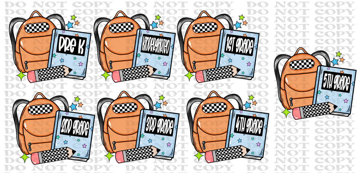 Boy Backpack Bundle DTF or Sublimation Transfer– This-n-That blanks