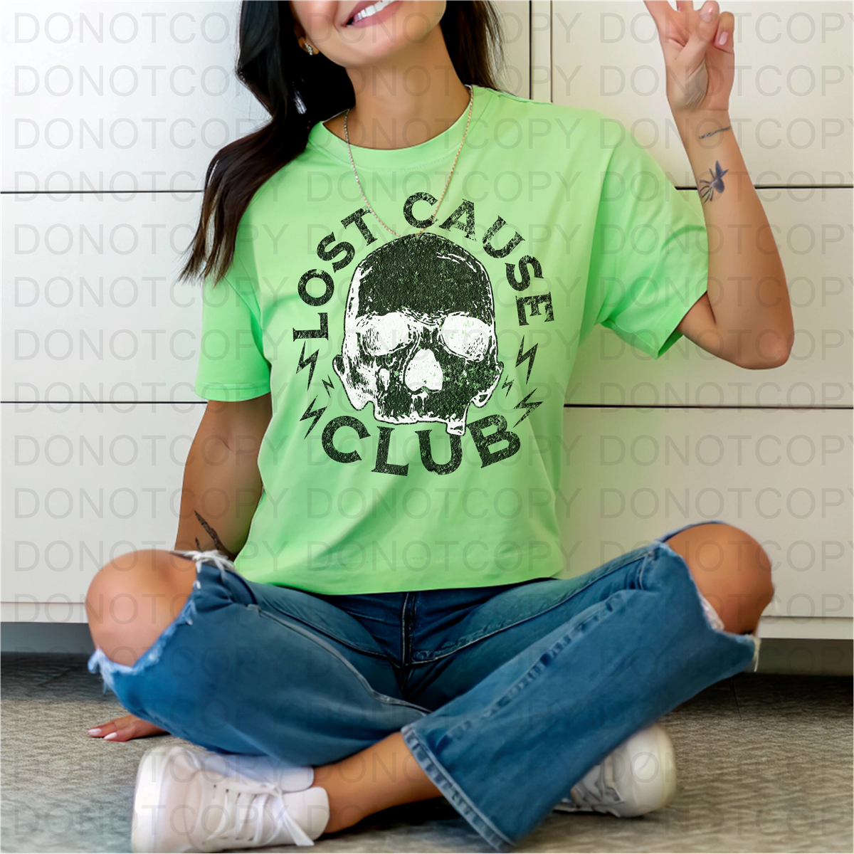Lost Cause Club DTF or Sublimation Transfer– This-n-That blanks