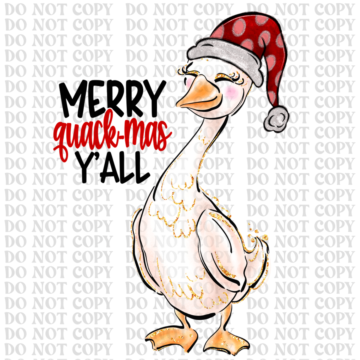 Merry Quackmas DTF or Sublimation Transfer– This-n-That blanks