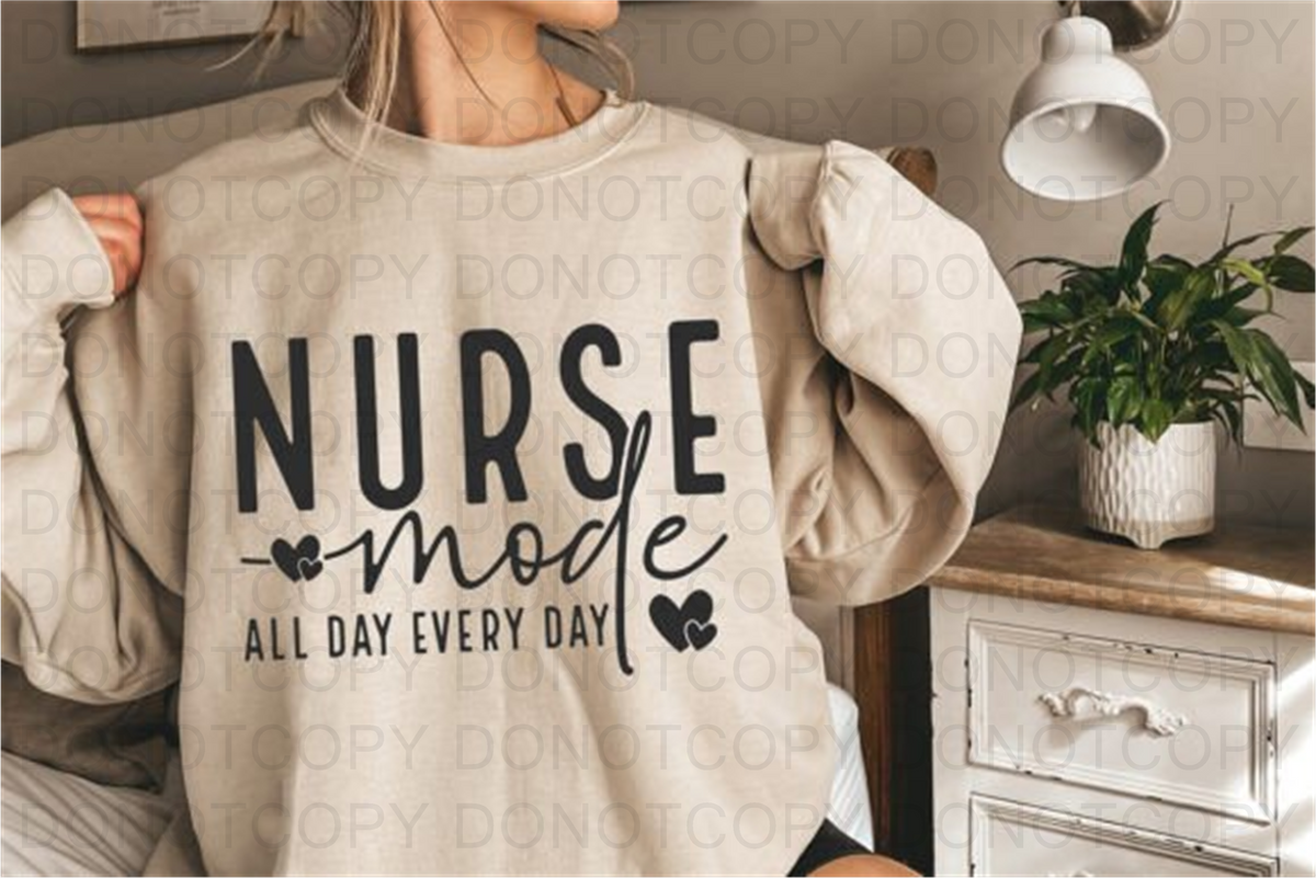 Nurse Mode DTF or Sublimation Transfer– This-n-That blanks