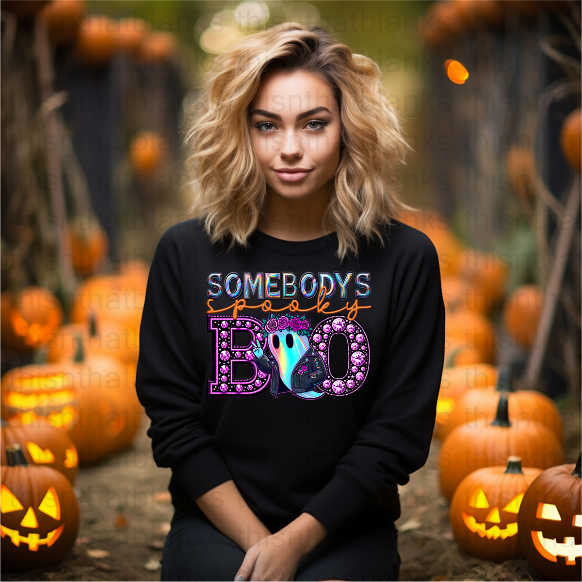 Somebody's Spooky Boo DTF or Sublimation Transfer– This-n-That blanks