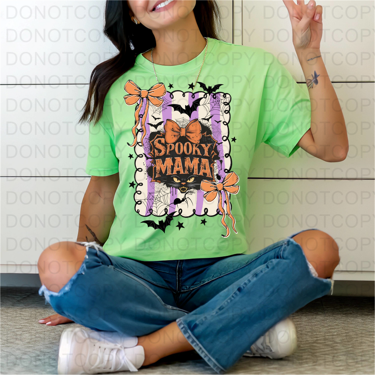 Spooky Mama DTF or Sublimation Transfer– This-n-That blanks