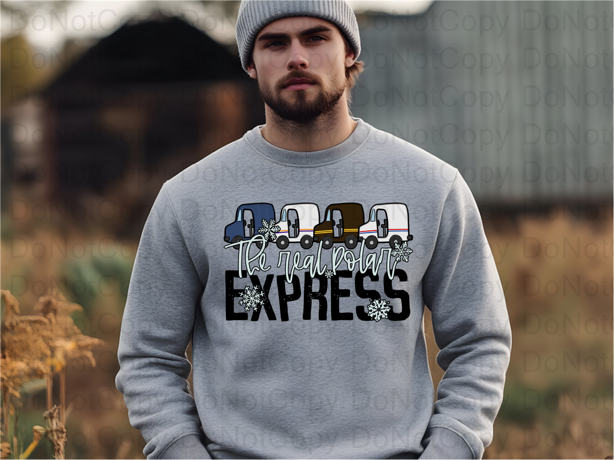 The Real Polar Express DTF or Sublimation Transfer– This-n-That blanks