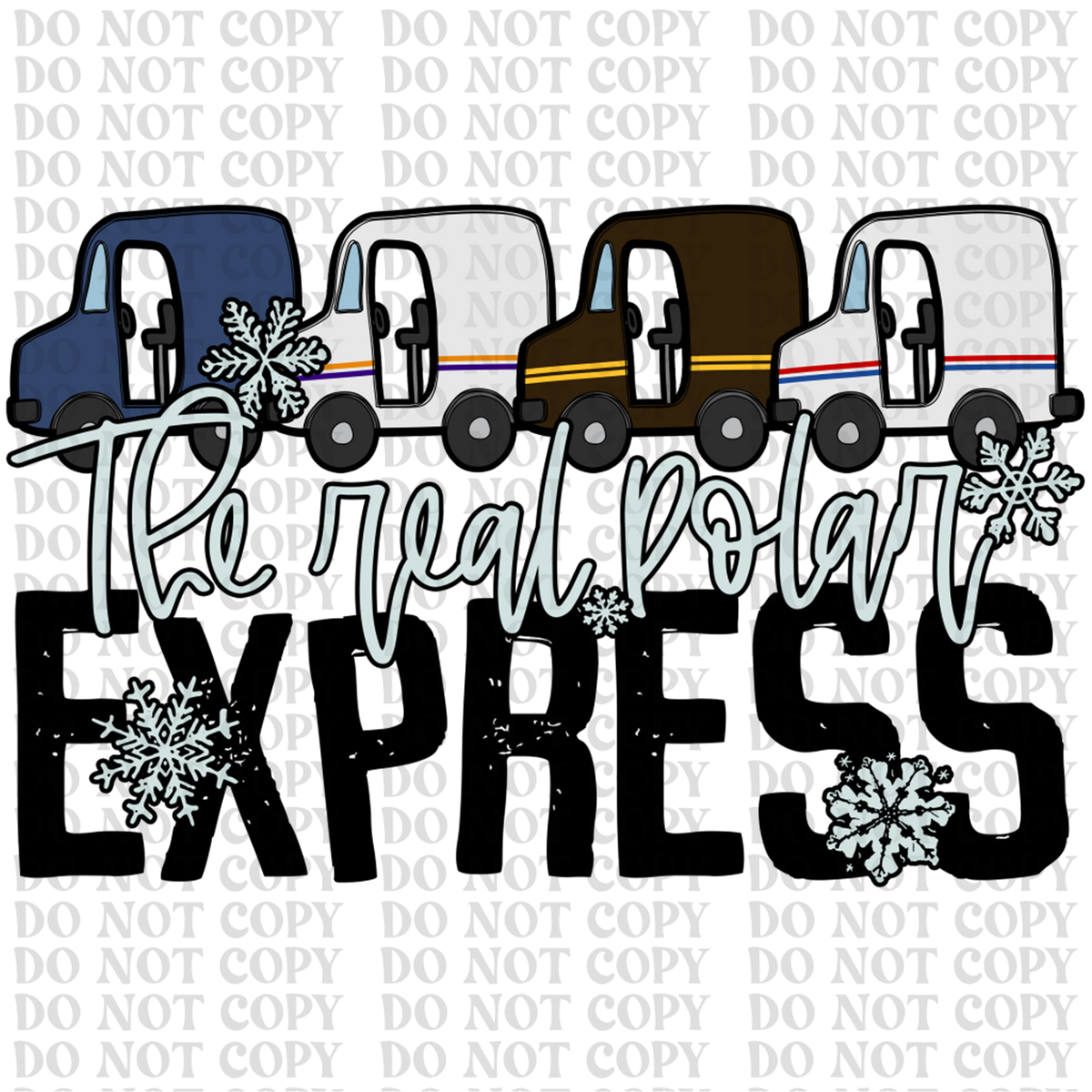 The Real Polar Express DTF or Sublimation Transfer– This-n-That blanks
