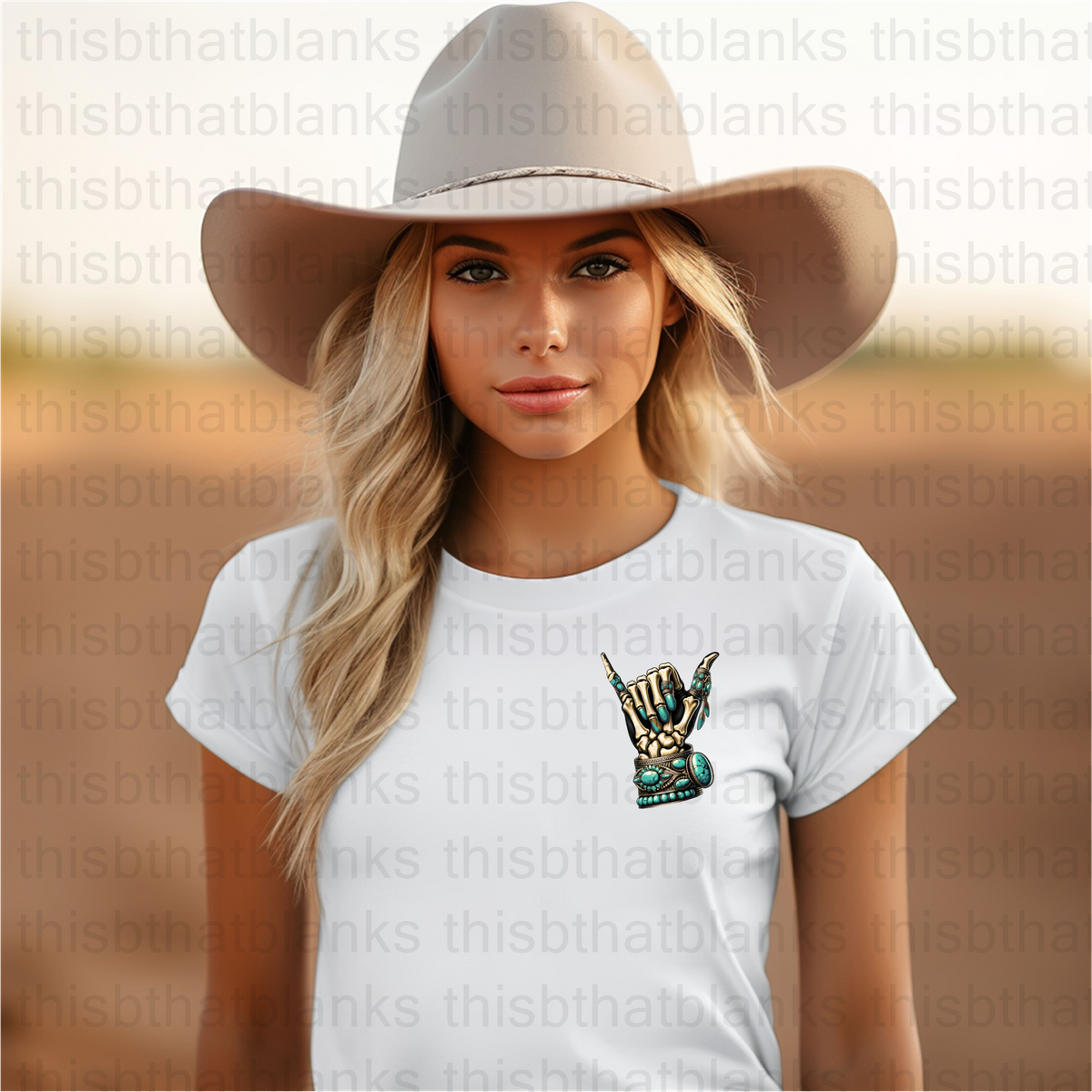 Western Hand DTF or Sublimation Transfer– This-n-That blanks