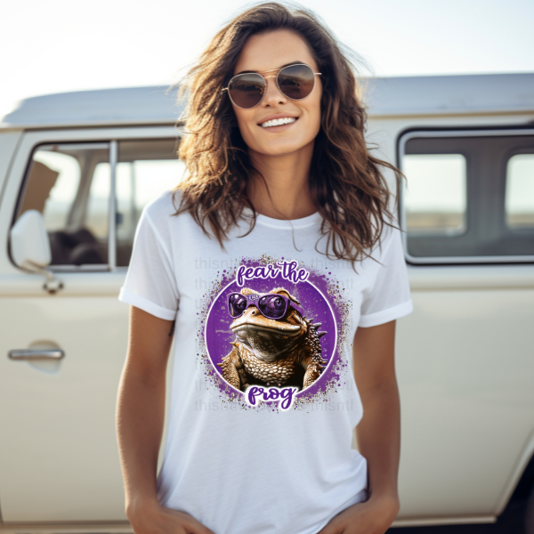Fear The Frog Sublimation or DTF Transfer– This-n-That blanks