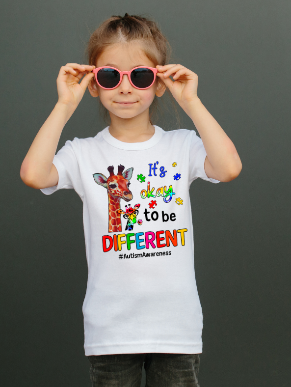 Autism Giraffe Sublimation or DTF Transfer– This-n-That blanks