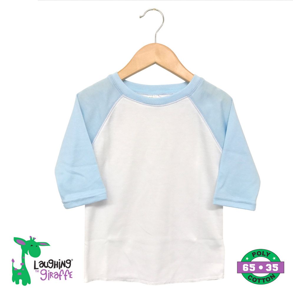 LG Toddler & Youth White Body Raglans– This-n-That blanks